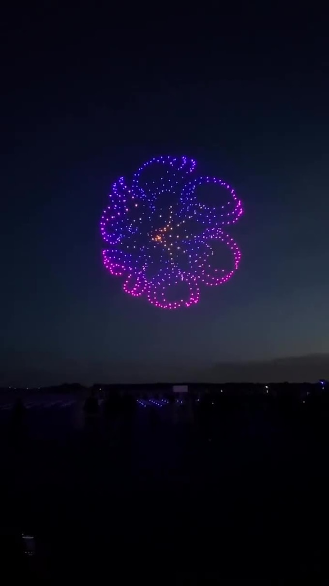 Do 3d drone show animation, 3d drone show, 3d vfx animation, vfx ...