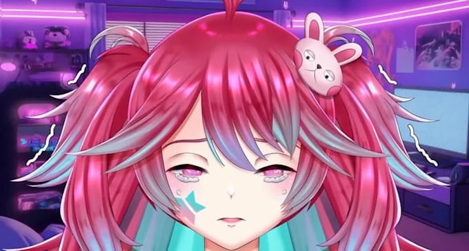 Draw 2d vuber model, nsfw vtuber rigging, live2d commission, 2d vtuber ...