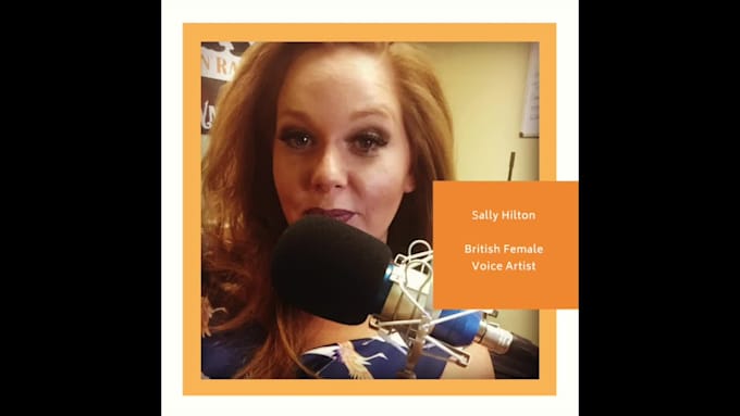 British female voice over voice artist by Sallyhilton | Fiverr