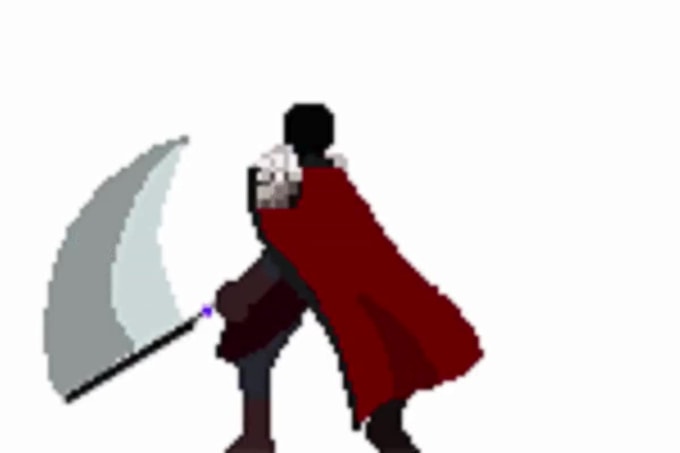 Do 8 bit 16 bit pixel art animation for game character sprite sheet 2d ...