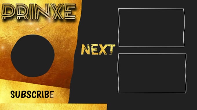 Edite youtube outro hd golden by Prinxeop | Fiverr