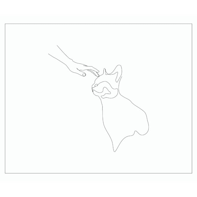 Draw one line art for animals and pet within 8 hours by Mdzaherulislam ...