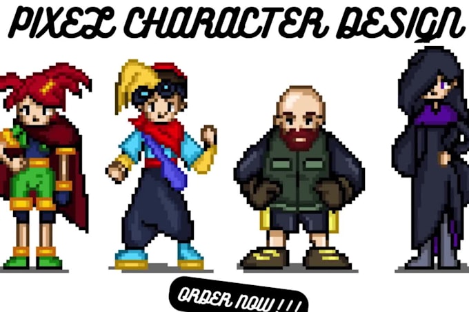 Create 2d pixel game art, pixel background, pixel map, pixel tilesets ...