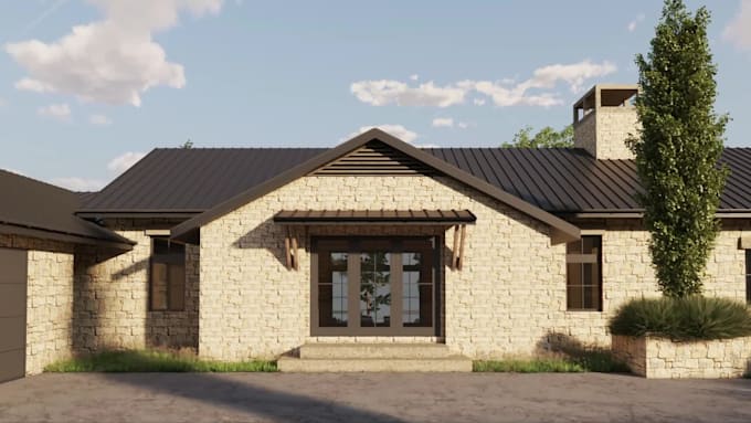 Do architectural animation walkthrough video 3d rendering by Trikts | Fiverr