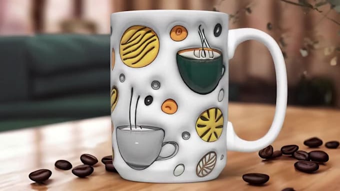 Design custom stunning coffee mug design and coffee cup design ...