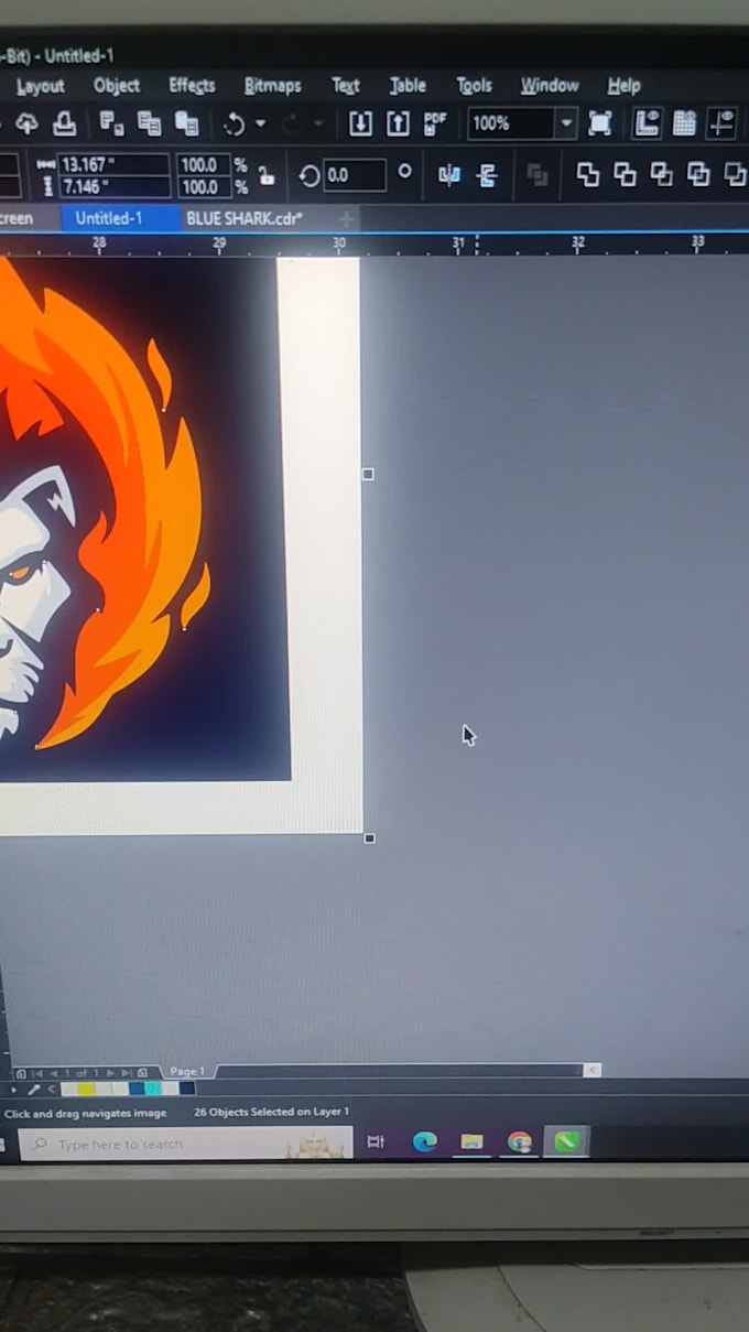 Trace logo or image into vector using coreldraw, redraw by Yngrphx11 ...