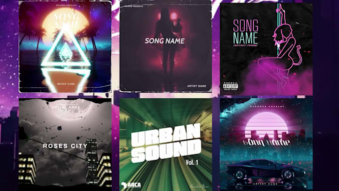 Create animated album cover by Arehmanshafiq | Fiverr