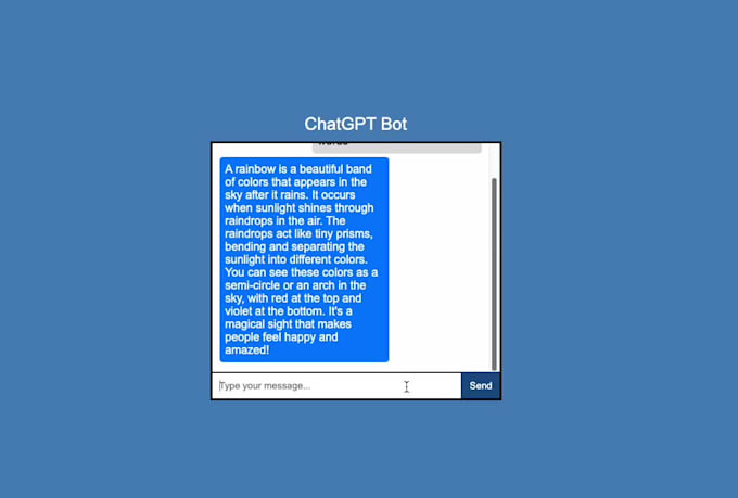 Build a customized chatgpt chatbot for your website by Khoohz | Fiverr