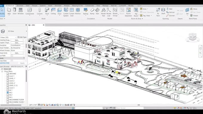 Architectural drafting and planning in revit by Architect14_art | Fiverr