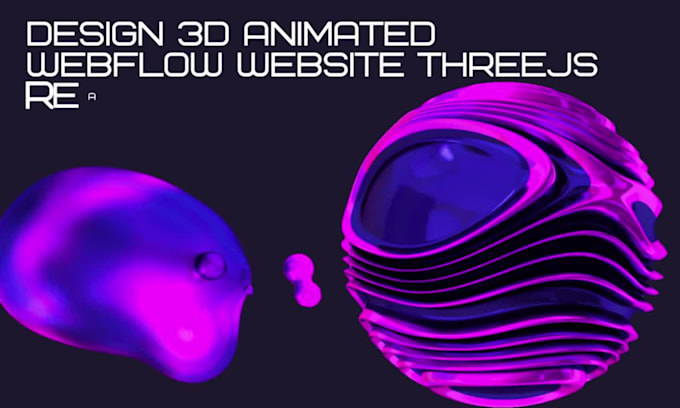 Interact 3d animated webflow website, figma to webflow animation threejs website by Daniel ...