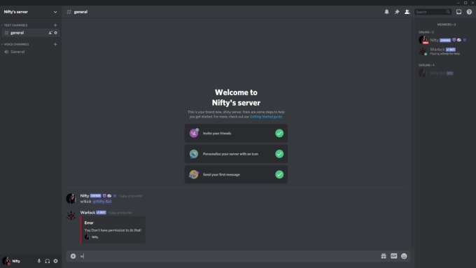 Make a fully functional discord bot by Niftyr | Fiverr Make a fully functional discord bot by Niftyr | Fiverr