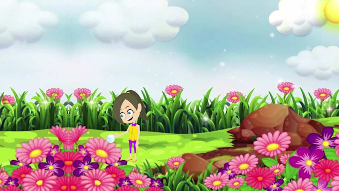 Create 2d cartoon animation video for kids youtube channel by ...