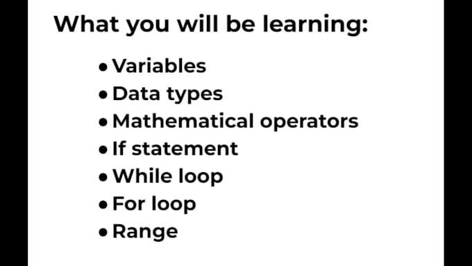 Teach the basics of python by Rdxbros | Fiverr