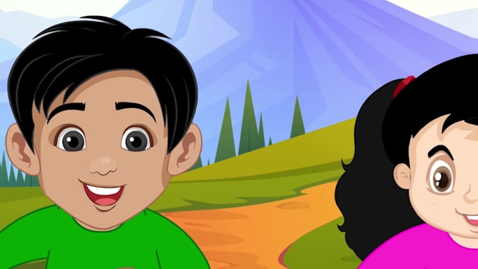Make 2d animated educational rhymes for kids by Ajay09 | Fiverr