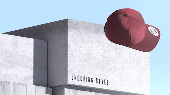 Create 3d cap animation 360 hat video cap mockup design 3d cap video ...