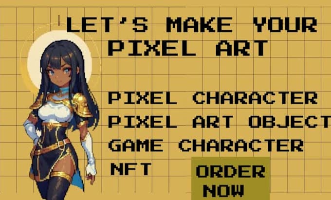 Create custom pixel art character 8bit sprite tiles and games asset by Rhett_art | Fiverr