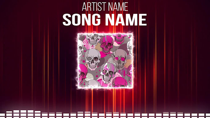 Create a music audio visualizer and audio spectrum by Julia_avobud | Fiverr