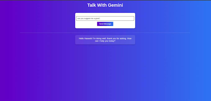 Build custom chatbot, ai powered chat solutions using llms by Haseebahd | Fiverr