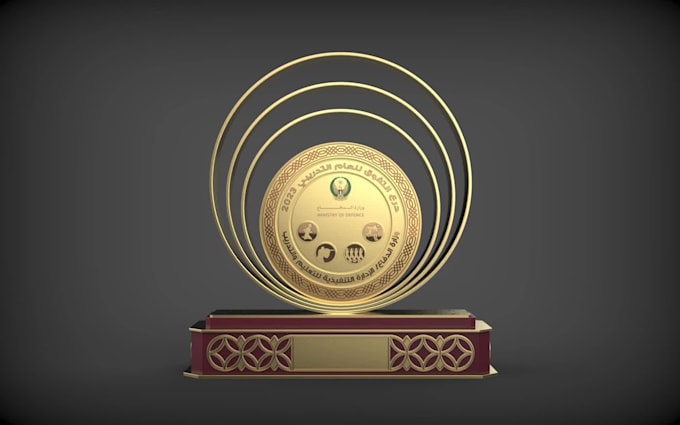 Create 2d and 3d trophy design for your event by Murad_khan226 | Fiverr
