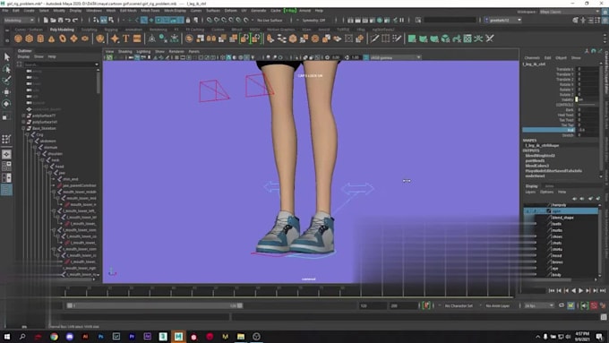 Fix weight paint, ue5control rig, rig animaze3d, face expression ...