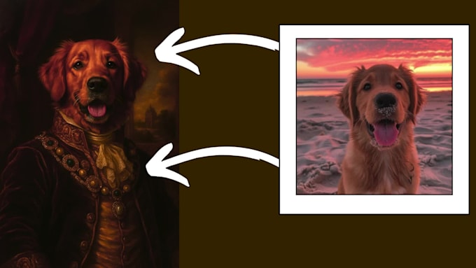 Turn your pet into a royal masterpiece baroque oil painting style by ...