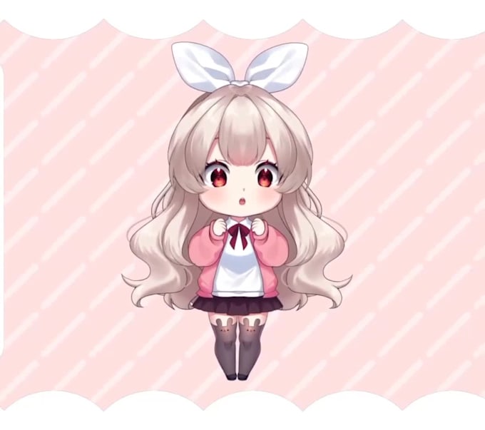 Draw chibi live2d vtuber model chibi character anime chibi live2d model ... Draw chibi live2d vtuber model chibi character anime chibi live2d model ...