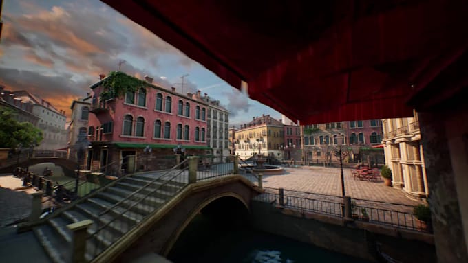 Create game environment vrchat world unreal engine stylized environment unity3d by Toily_art ...