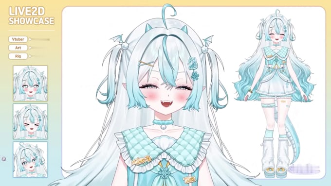 Design live2d vtuber model, anime vtuber, quality 2d vtuber rigging ...