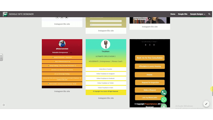 Create professional website using google sites by Mrgee01 | Fiverr