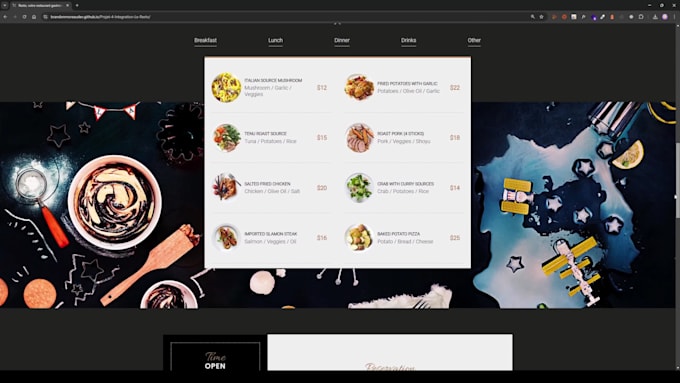 Develop a modern, fast and responsive website using html, css, and javascript by Brandon_m_dev ...