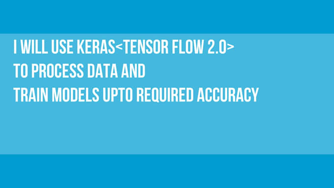 Create a model and train neural network using tensorflow by ...