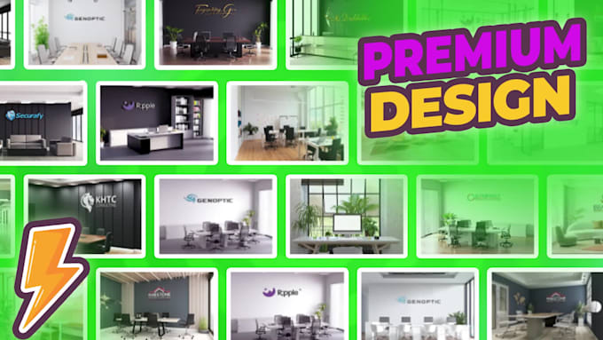 Design virtual background for online meeting with your logo by ...