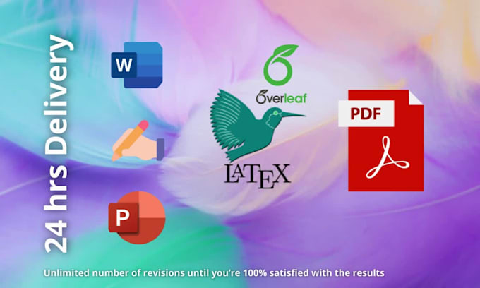 Convert documents, handwritten papers to pdf latex overleaf by ...
