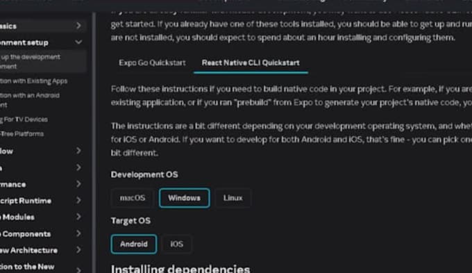 Do set up environment in react native for android and ios by Muhammadazeemp | Fiverr