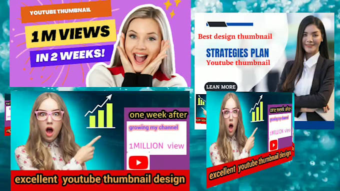Design amazing youtube thumbnail fiverr image 1 day by Amanakhan1 | Fiverr