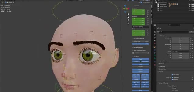 Flexible 3d rig,simulation,maya humanik rig,metahuman rig,face animation,lipsync by Olowlemin ...