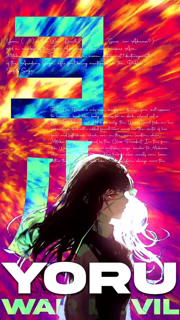 Make anime poster, whatever you requsted by Tetsuyaallif | Fiverr
