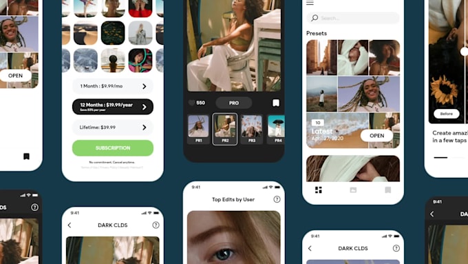 Creative app design with the best ui and ux, figma or adobe xd by ...