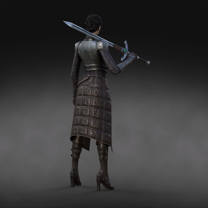 Create ultra realistic 3d game characters with cinematic quality by ...