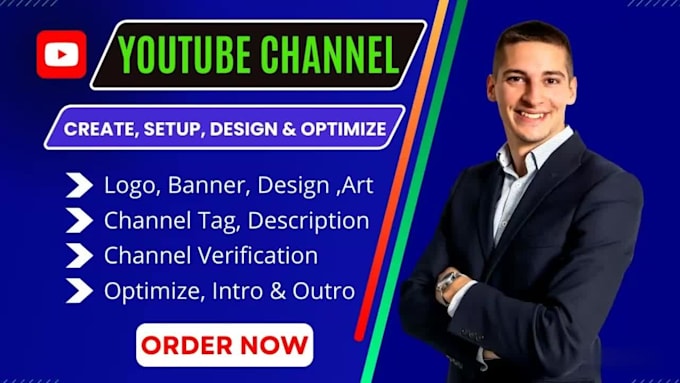 Youtube channel create, setup, design, and optimize by Mdshakibmir | Fiverr