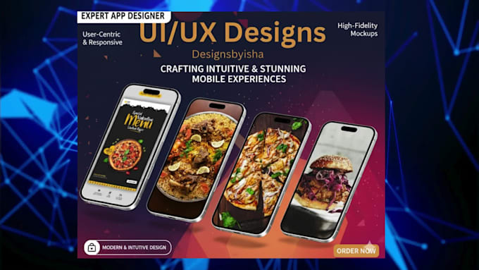 Do extra unique and excellent ui ux designs and editing by ...