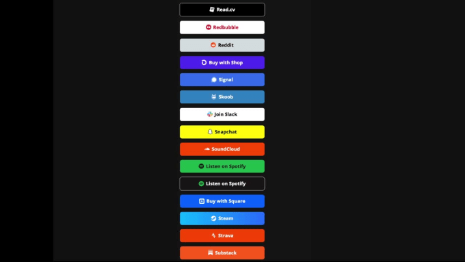 Create A Custom Linktree Using Html Css And Javascript By Marquesdinis Fiverr
