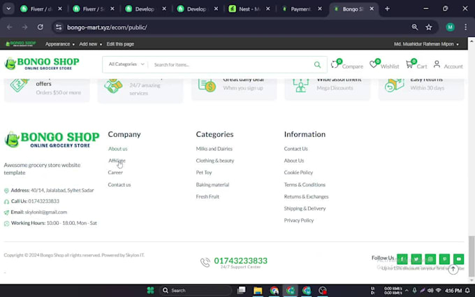 Do custom website with php laravel by Developermipon | Fiverr