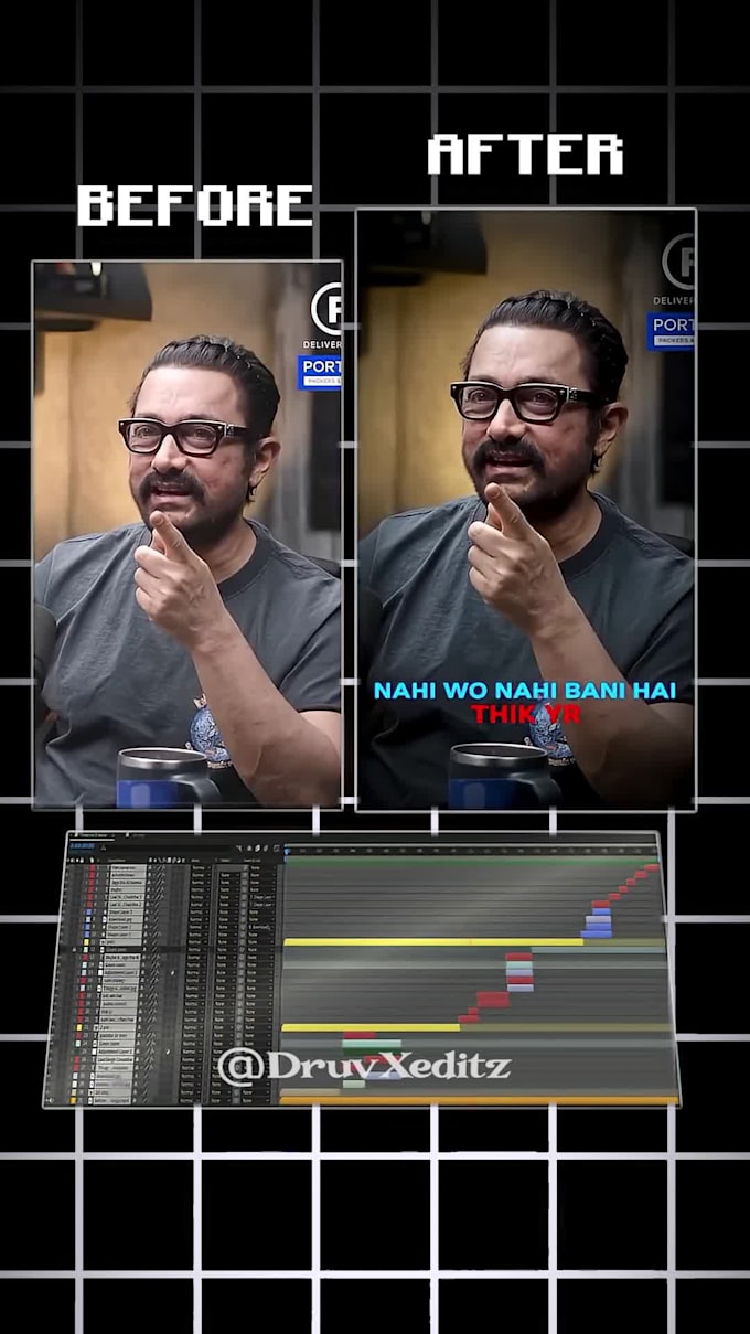 Video editing for long form as well as short form content by Druvxd ...