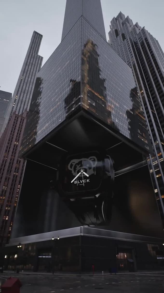 Create 3d cgi billboard animation, digital billboard video ad, clo 3d ...