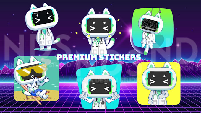 Create custom telegram stickers for crypto projects with animated and ...