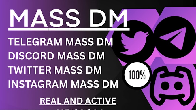 Do discord mass dm by Gifted_hai | Fiverr