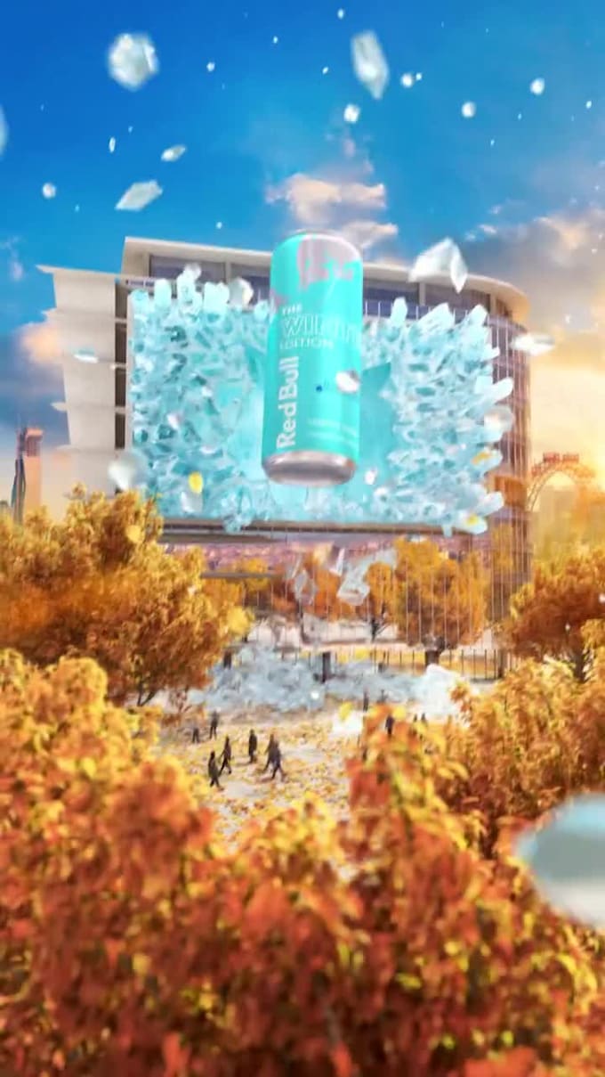 Make creative 3d anamorphic 3d billboard animation 3d vfx animation 3d ...