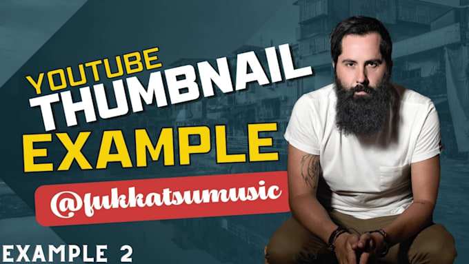 Create a custom youtube thumbnail for your video by Fukkatsumusic | Fiverr