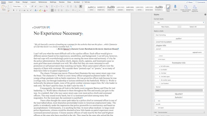 Format and design a word doc or word form by Breerosecreate | Fiverr